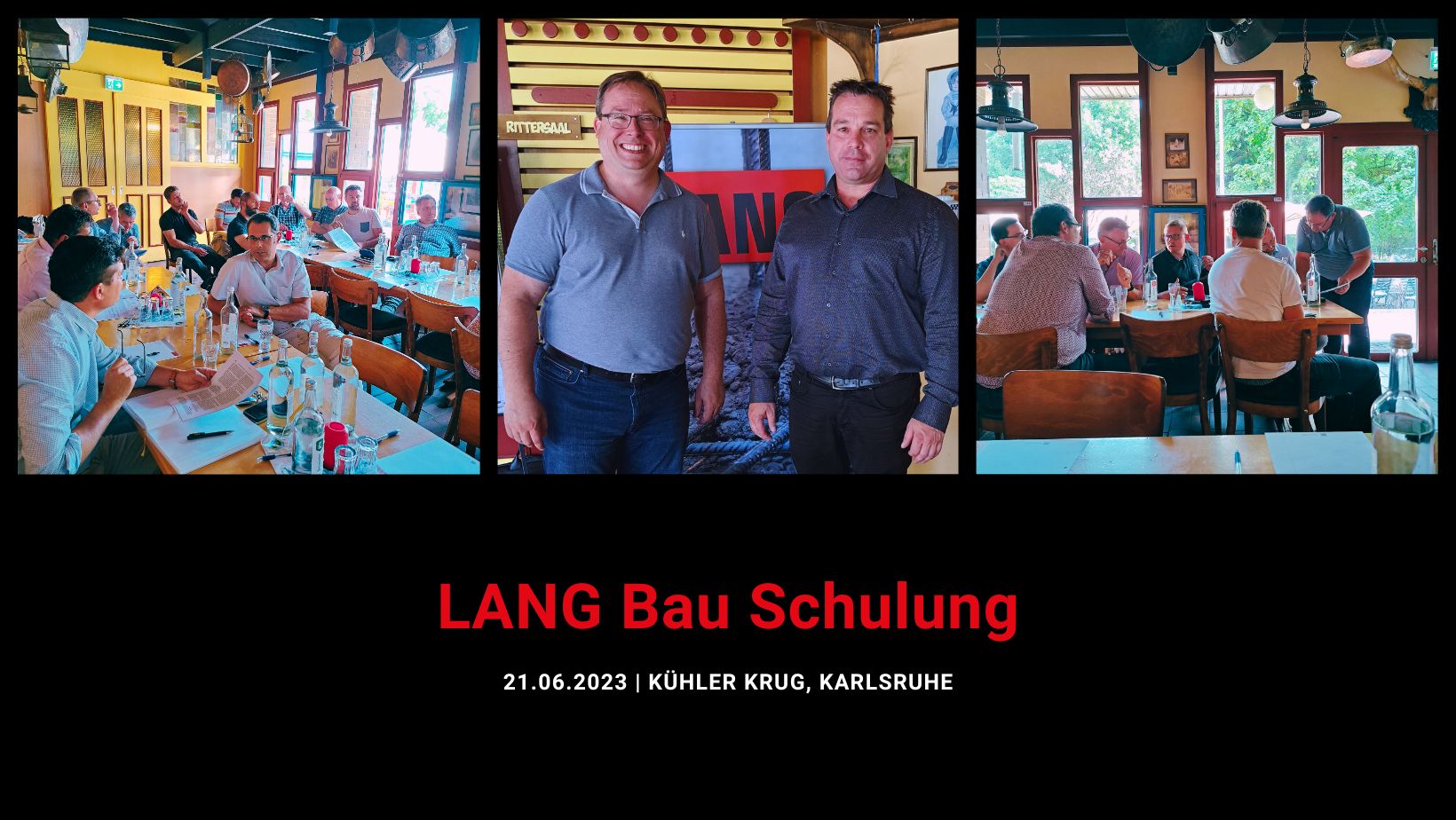 Interne Schulung Mantelverordnung - LANG Bauunternehmung